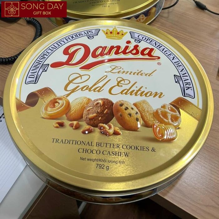 Bánh quy bơ DANISA LIMITED GOLD EDITION 6 vị 792G - Thế giới Quà Tết ...
